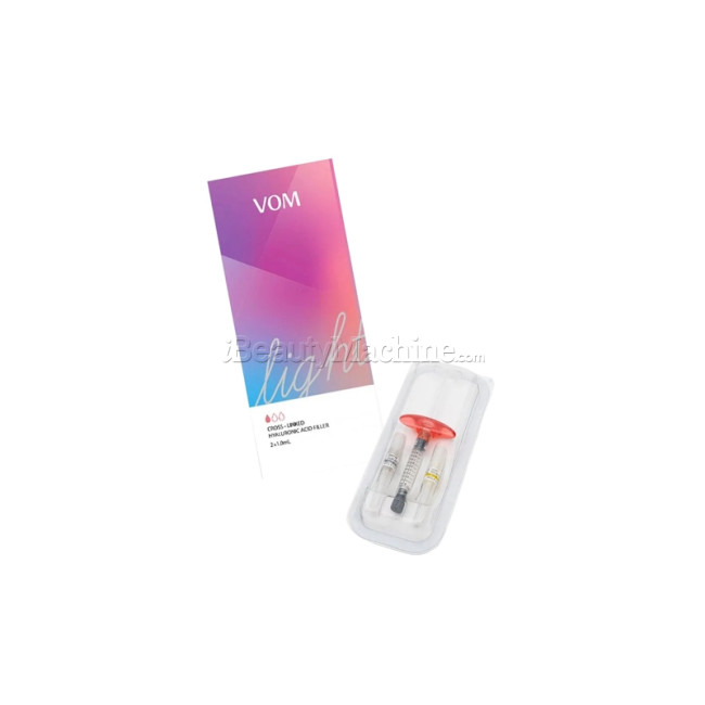 VOM Light Dermal Filler with Lidocaine 2*1ml | Multi Layered Phasic ...