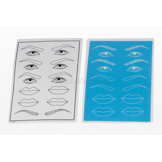 Eyebrow Eyeliner and Lips Practice Pad