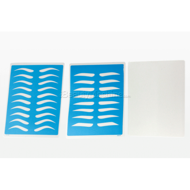 Microblading Eyebrow Shape Practice Paper