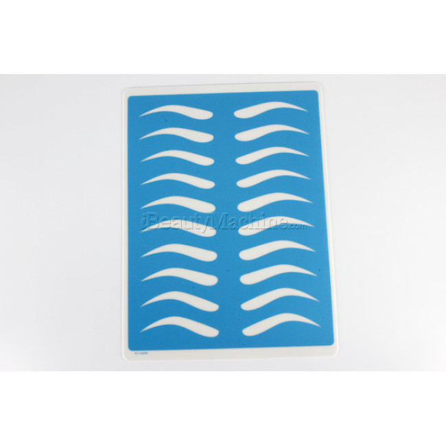 Microblading Eyebrow Shape Practice Paper