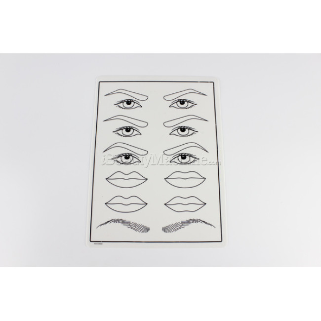 Eyebrow Eyeliner and Lips Practice Pad