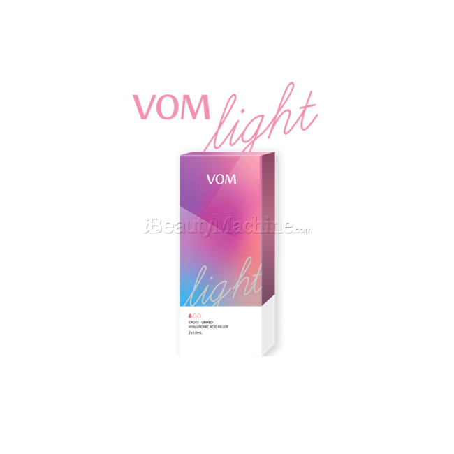 VOM Light Dermal Filler with Lidocaine 2*1ml | Multi Layered Phasic ...