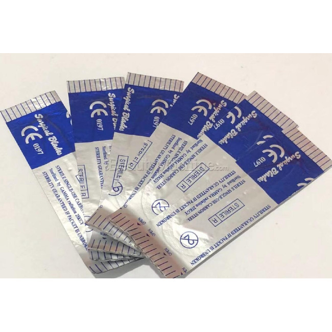 Dermaplaning Blades | Surgical Carbon Steel | Sterile for Skin Care ...