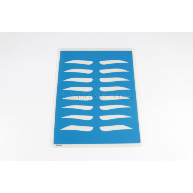 Microblading Eyebrow Shape Practice Paper