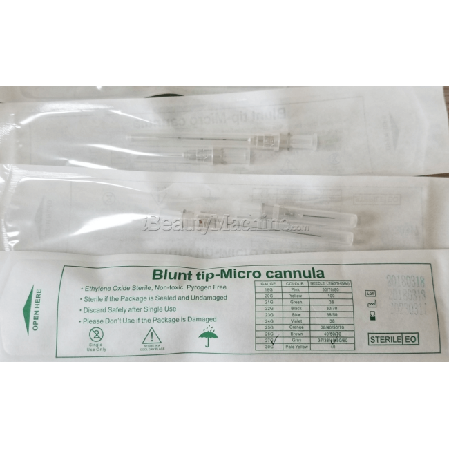 FlexFill™ Microcannula& Sharp Needle Kit | Blunt Microcannula Needle ...