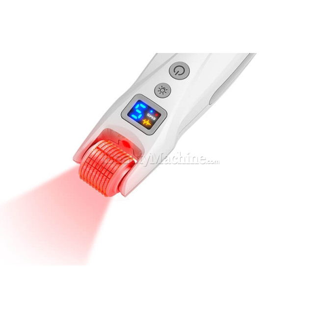 3 in 1 Photon Bio Roller G5 Vibration LED Microneedling EMS Derma Roller
