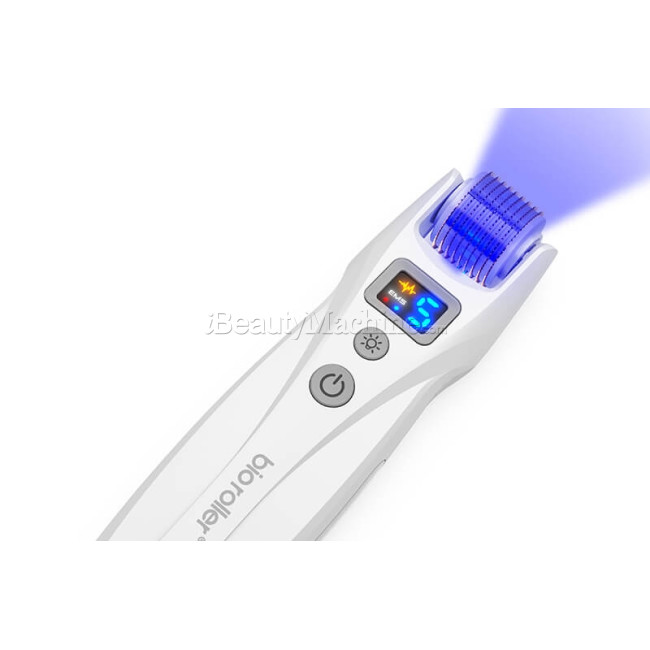 3 in 1 Photon Bio Roller G5 Vibration LED Microneedling EMS Derma Roller