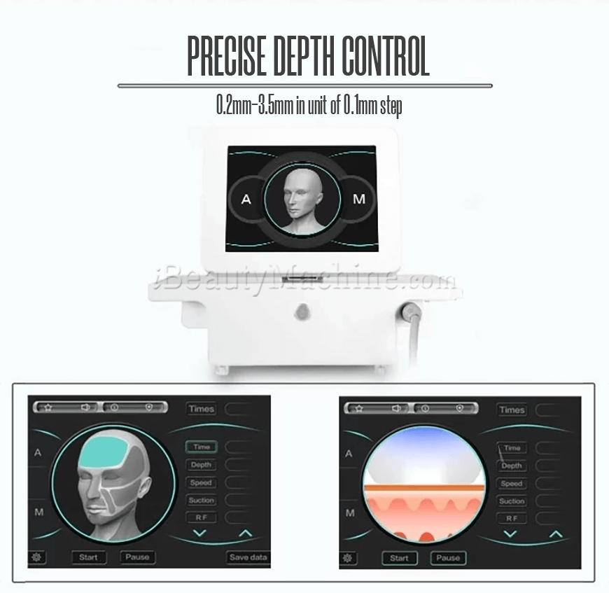 Fractional Microneedle RF Skin Lifting Machine
